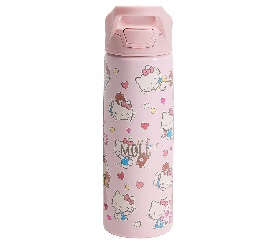 Mackenzie Hello Kitty® Hearts Glow-in-the-Dark Water Bottles | Pottery Barn Kids Australia
